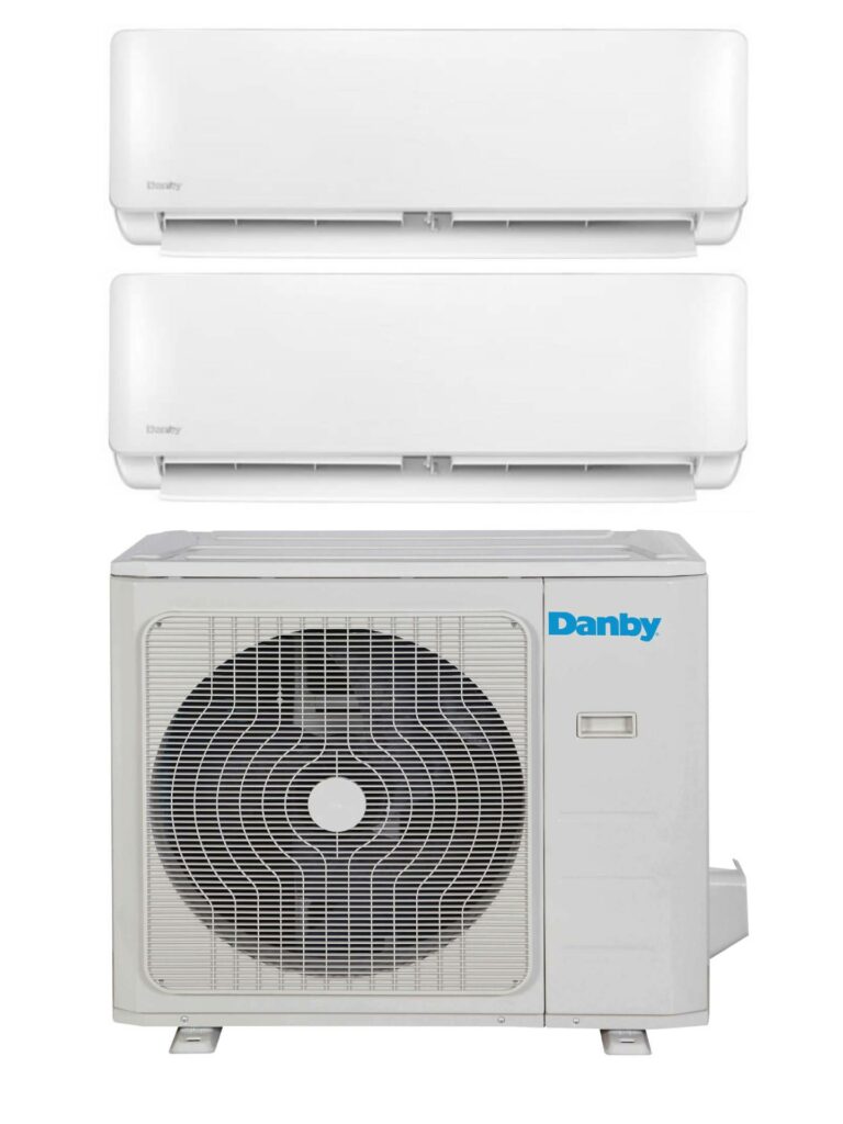 Danby 18,000 BTU Mini-Split AC with Heat Pump in White - DAS180EAQHWDB ...