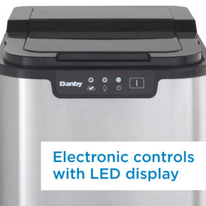 Danby 25 lbs. Countertop Ice Maker in Stainless Steel - DIM2500SSDB ...