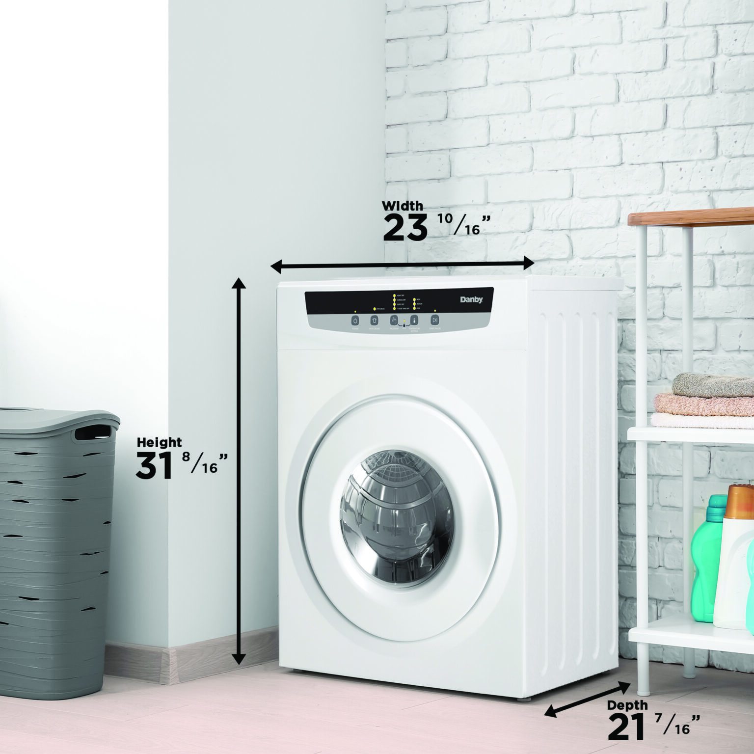 Danby 13.2 lbs. Capacity Portable Dryer in White - DDY060WDB | Danby Canada