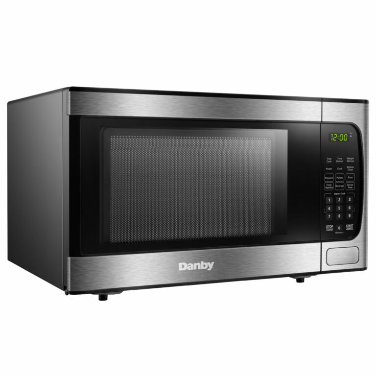 Danby 0.9 cu ft. Stainless Steel Microwave with Convenience Cooking ...