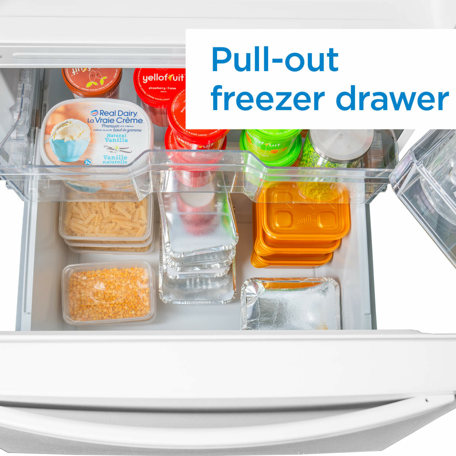 Danby Designer 18.7 cu. ft. Apartment Fridge Bottom Mount in White ...