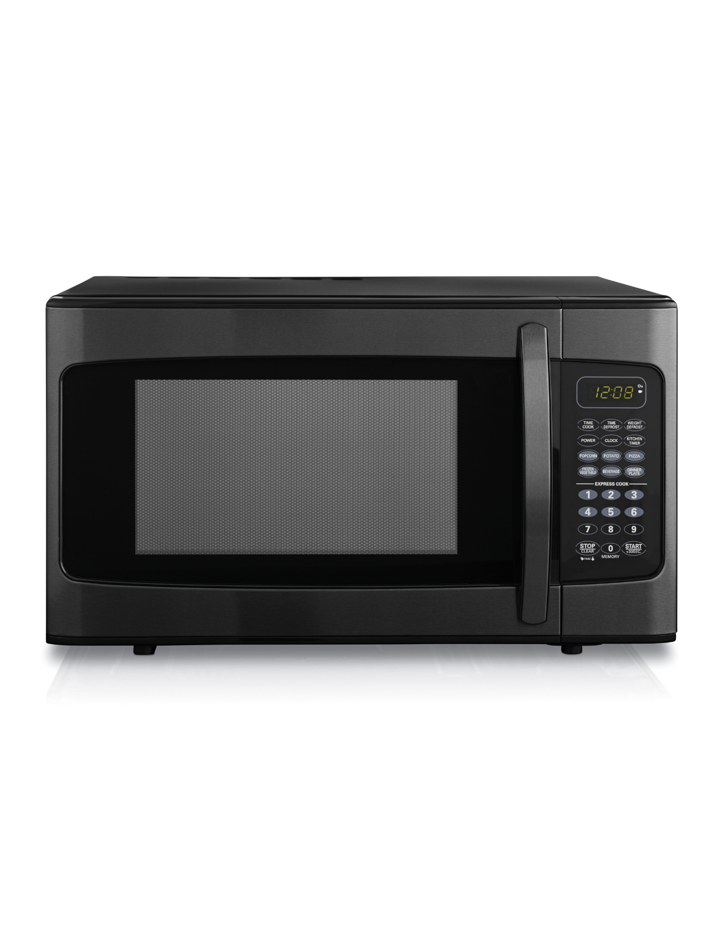 Danby 1.1 cu. ft. Black Stainless Steel Microwave with Convenience ...