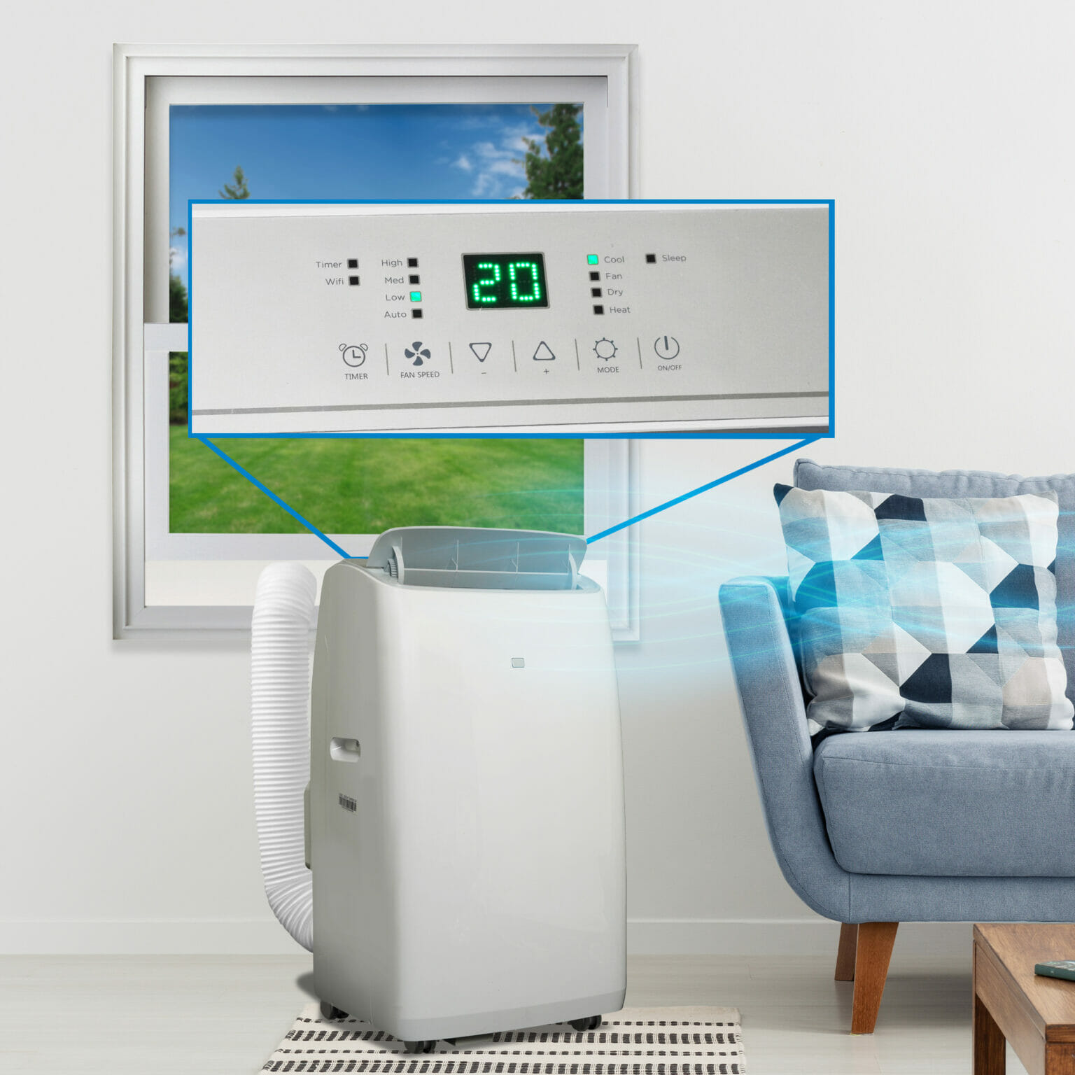 Danby 14,000 BTU (10,000 SACC) 3-in-1 Portable AC - Refurbished ...