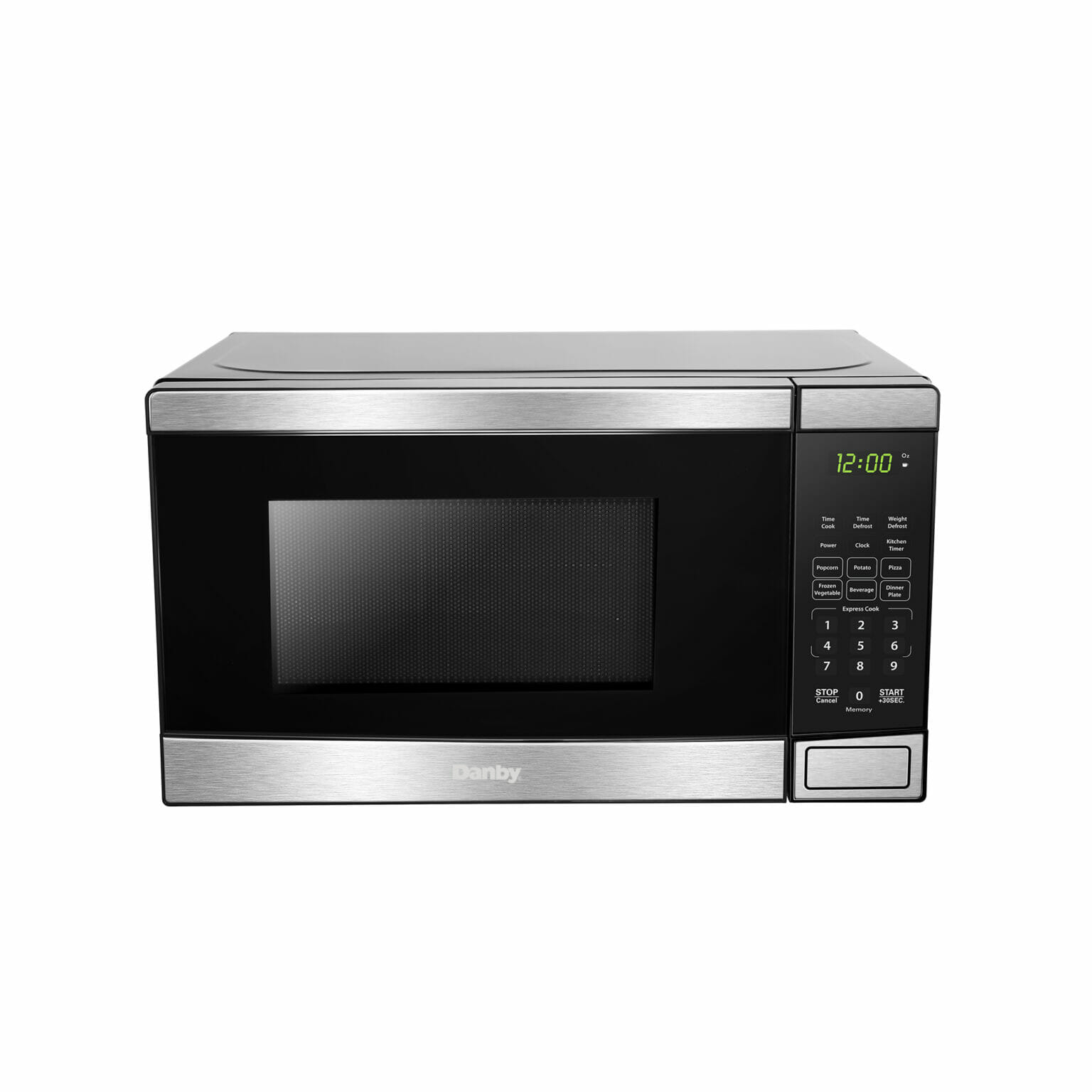 Danby 0.7 cu. ft. Countertop Microwave in Stainless Steel - DBMW0721BBS ...