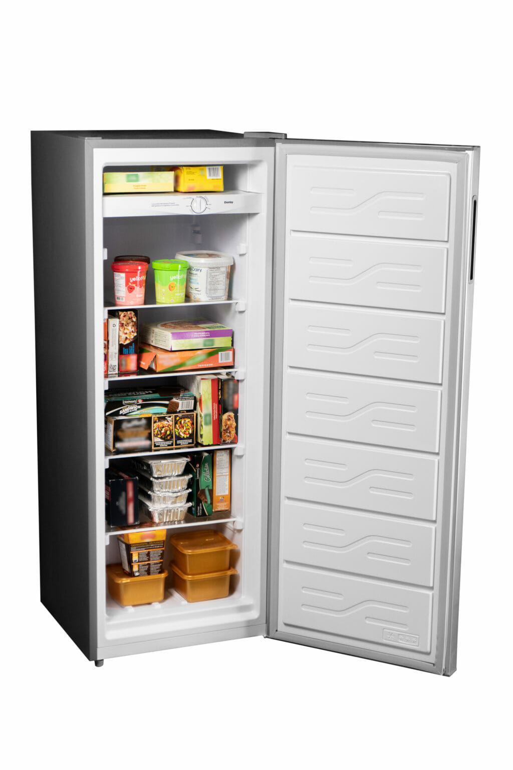 Danby 6.8 cu. ft. Convertible Upright Freezer in Stainless Steel ...