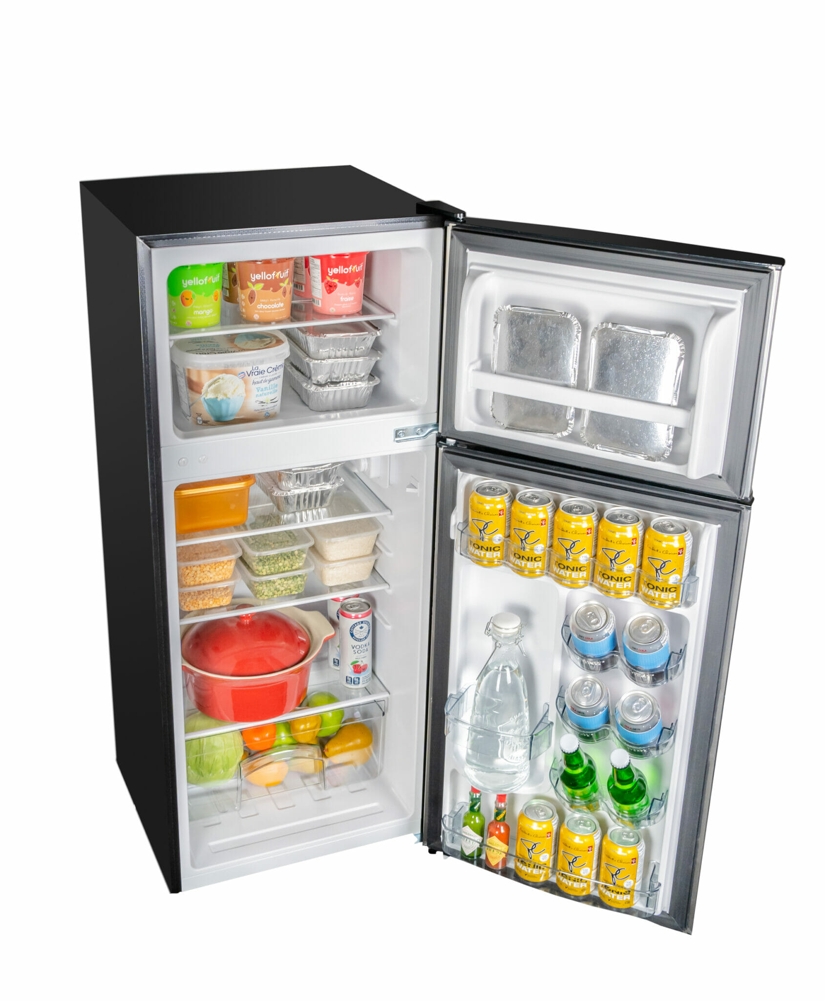 Danby 4.5 cu. ft. 2 Door Compact Fridge in Stainless Steel ...