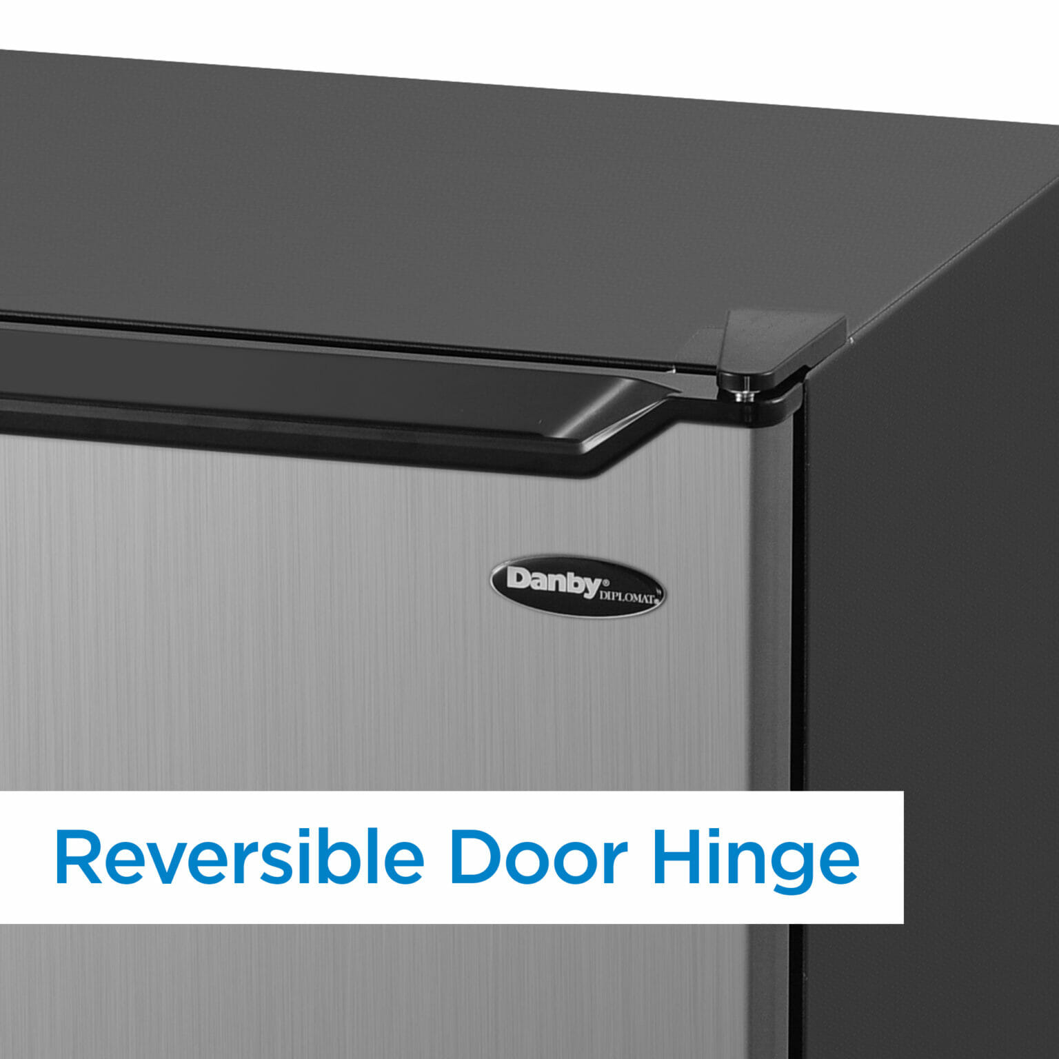 Danby Diplomat Stainless steel look 3.3 cu ft Compact Refrigerator ...