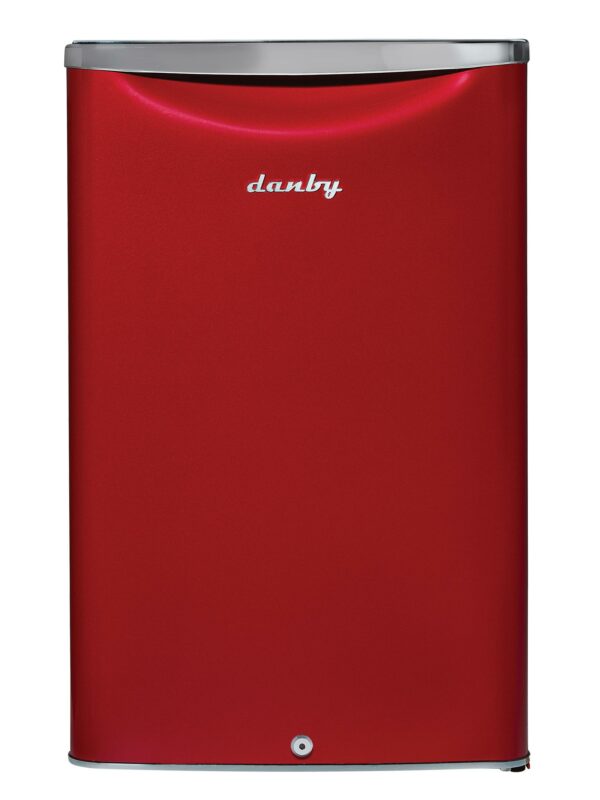 Danby 4.4 cu. ft. Contemporary Classic Compact Fridge in Metallic Red ...