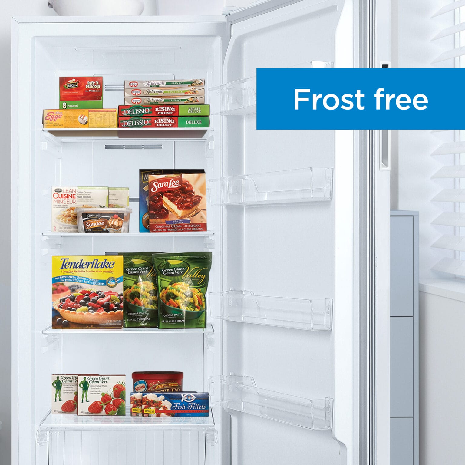 Danby 14.0 cu. ft. Frost Free Convertible Upright Freezer in White ...