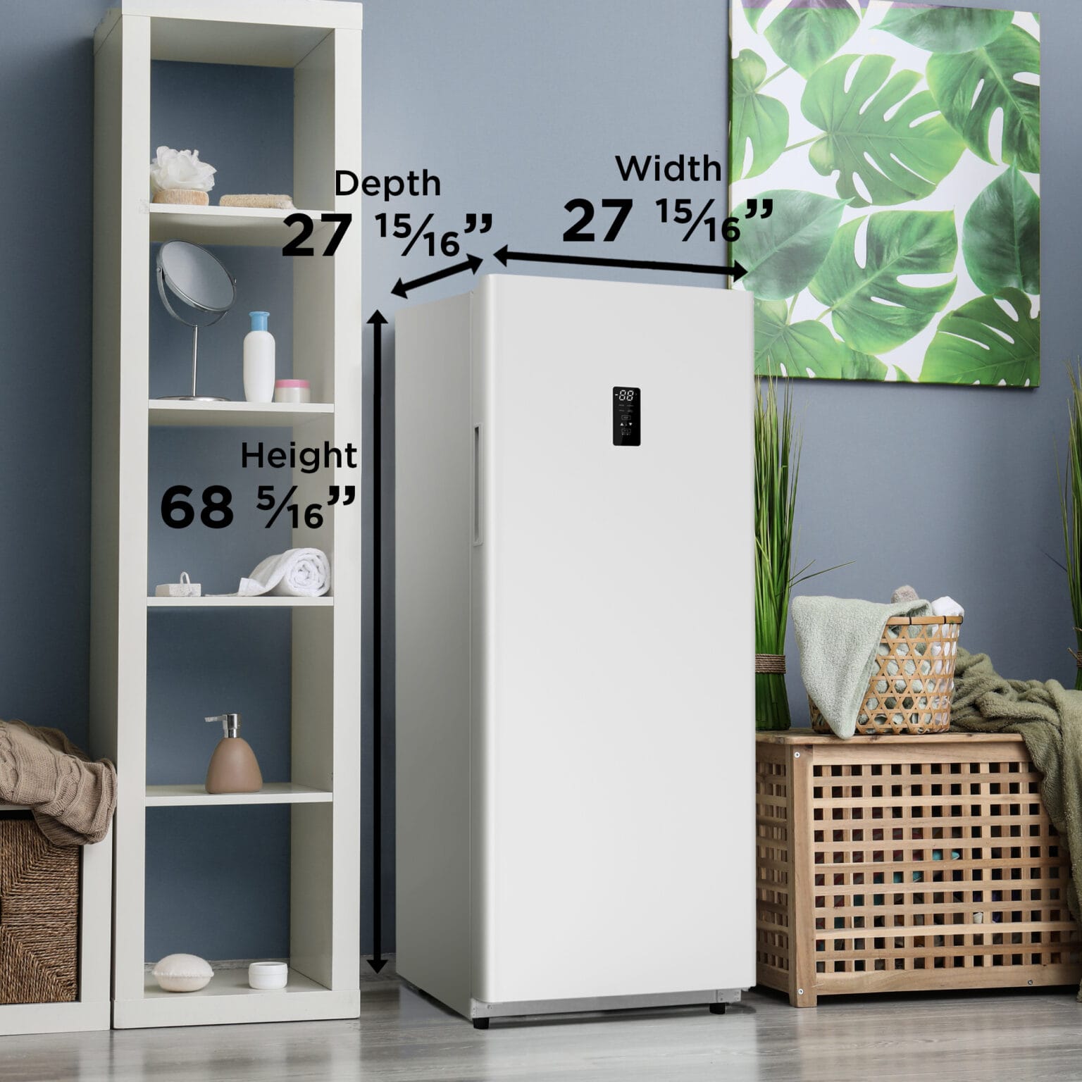 Danby 14.0 cu. ft. Frost Free Convertible Upright Freezer in White ...