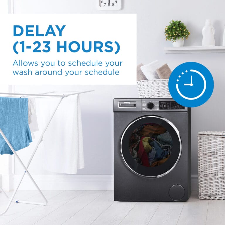 Danby 24-inch, 2.2 cu. ft. Stackable Front Load Washer with Steam in ...