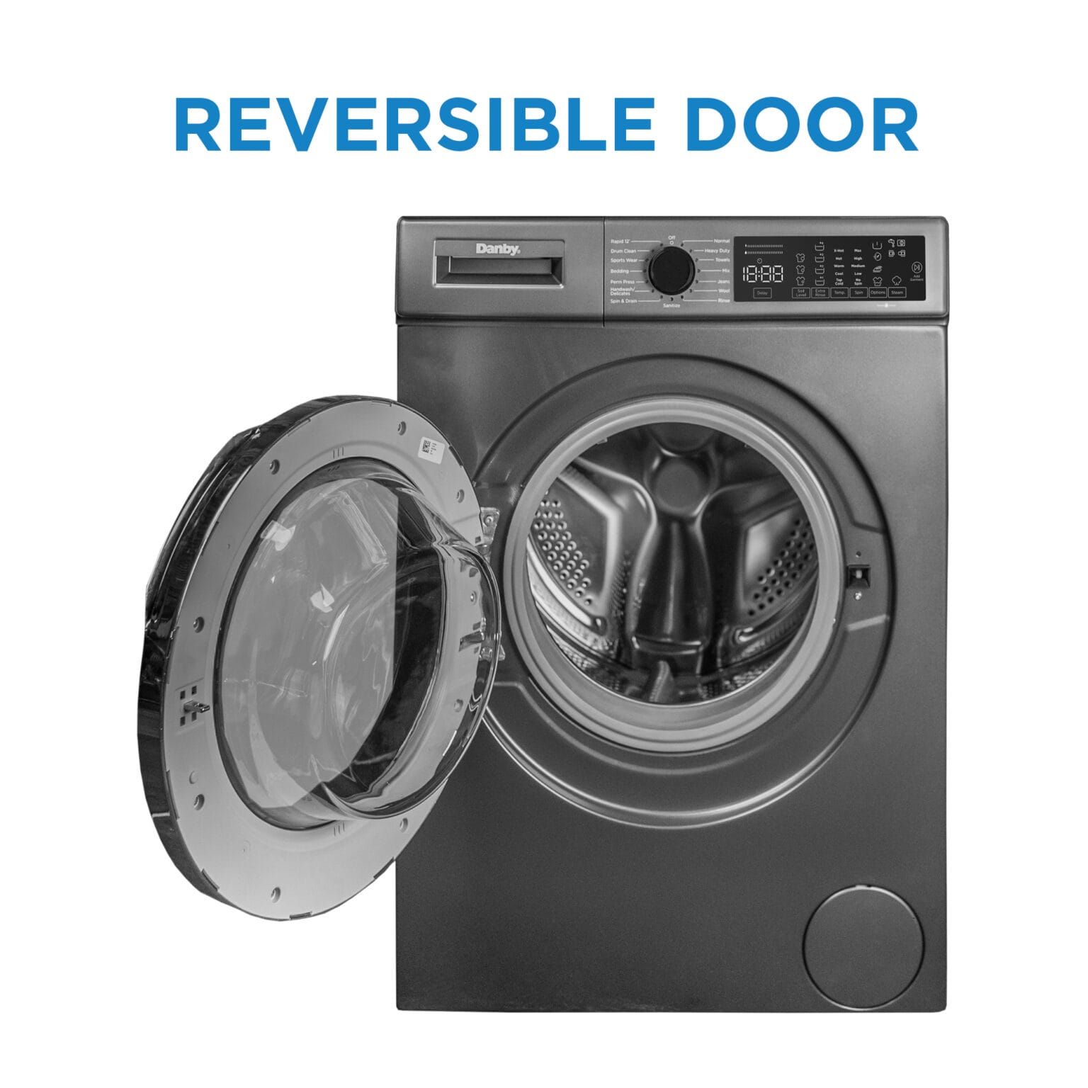 Danby 24-inch, 2.2 cu. ft. Stackable Front Load Washer with Steam in ...