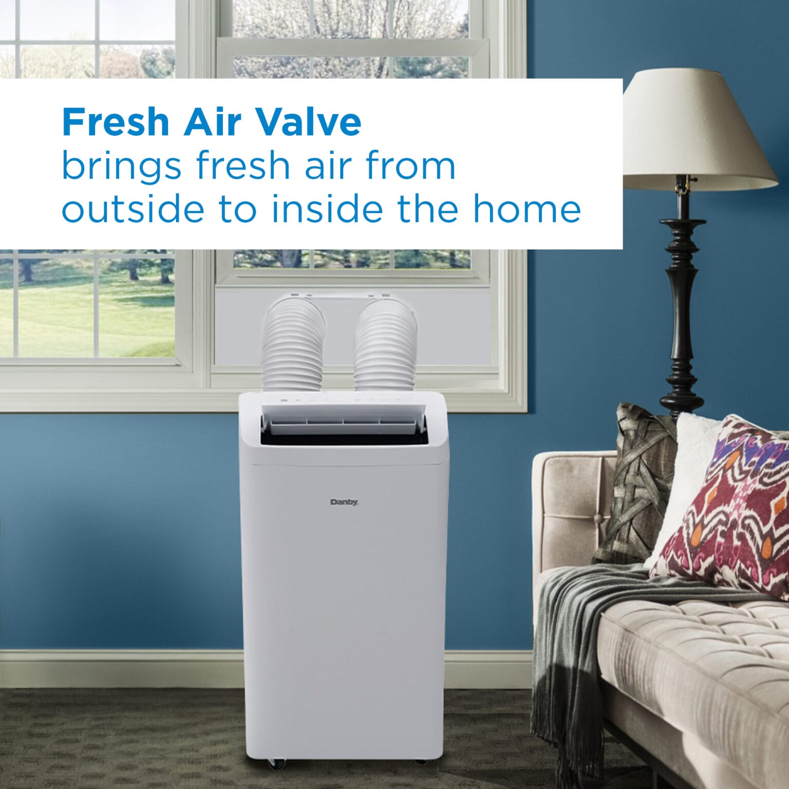 Danby 12,000 BTU SACC Portable AC with Dual hose, inverter & Wi-Fi ...