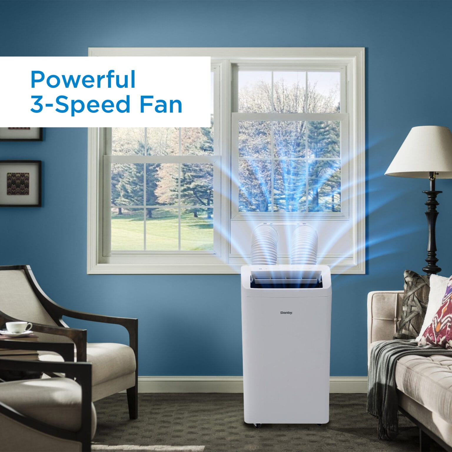 Danby 12,000 BTU SACC Portable AC with Dual hose, inverter & Wi-Fi ...