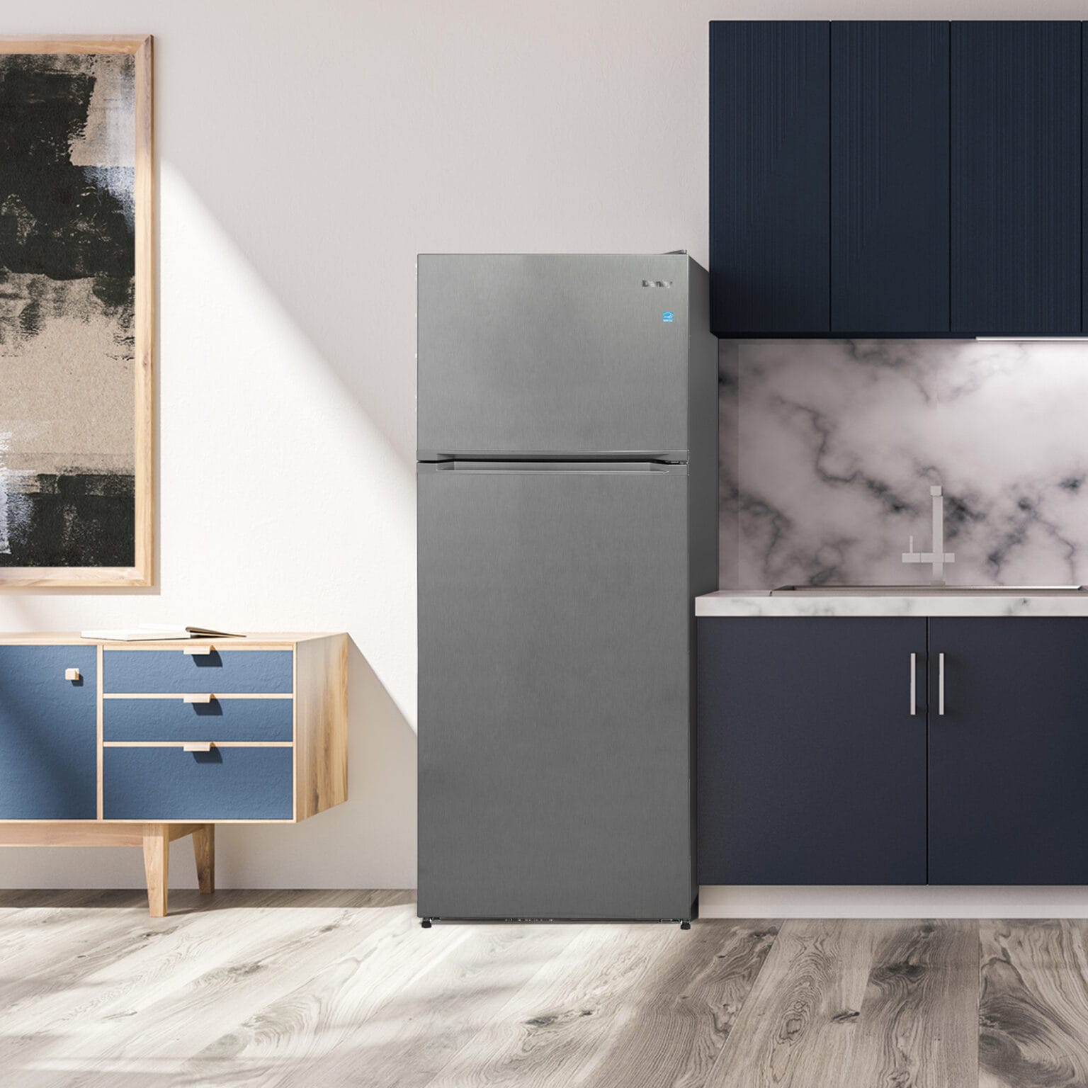 Danby 14.3 cu. ft. Frost-Free Fridge with Top Mount Freezer in ...