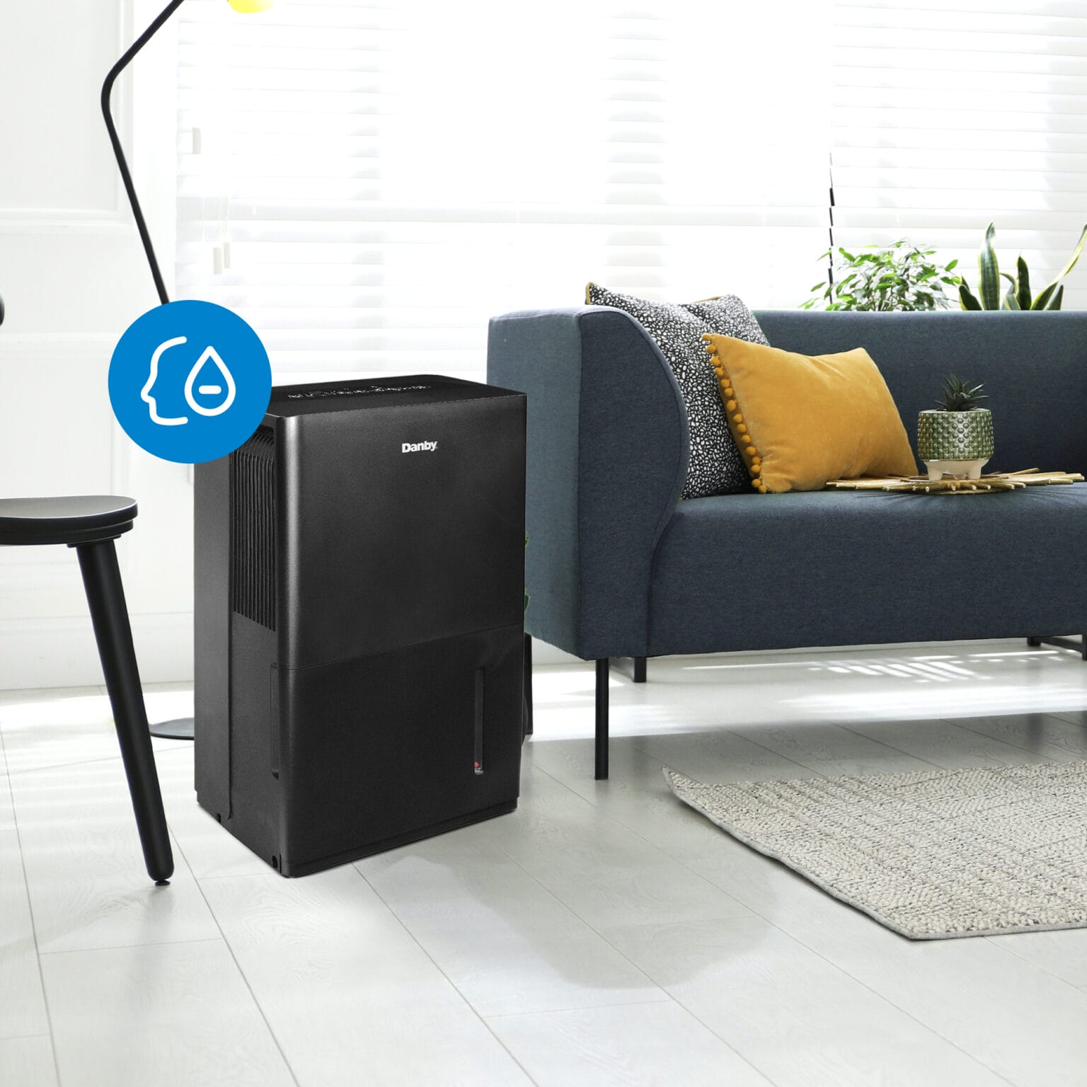 Danby 50 Pint Dehumidifier with Pump and Wi-Fi – Matte Black ...
