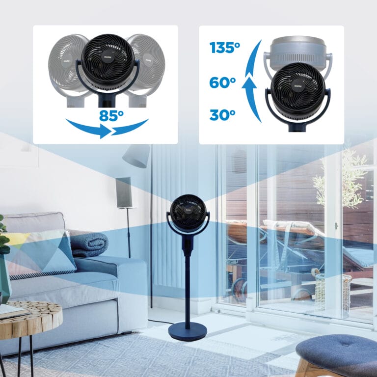 Danby 7 Inch 9-speed Ultra Quiet Air Circulator Fan with DC Motor in ...