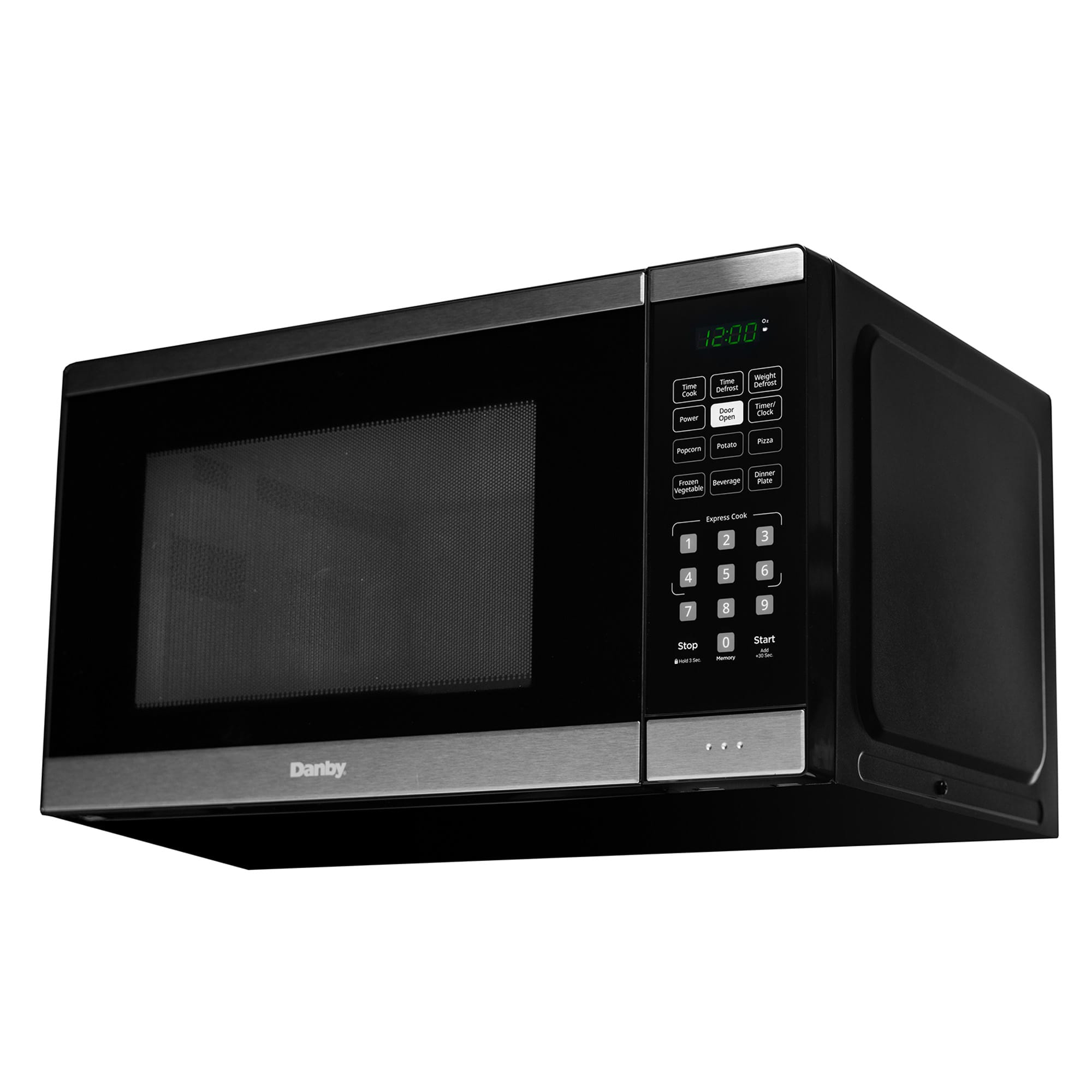 Danby 1.1 cu. ft. Countertop Microwave in Black and Stainless Steel ...