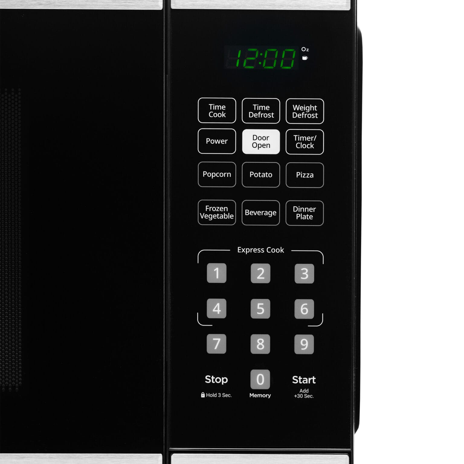 Danby 1.1 cu. ft. Countertop Microwave in Black and Stainless Steel ...