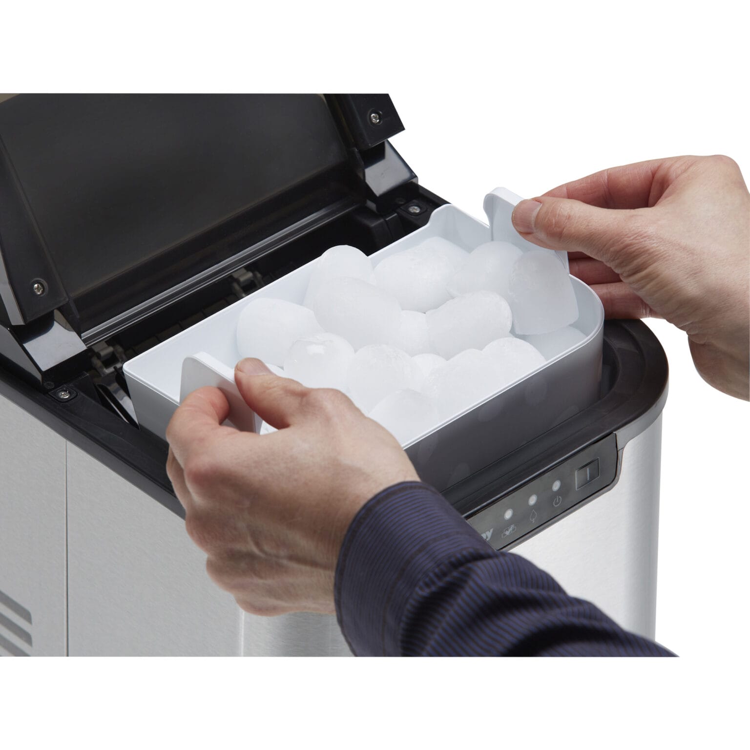 Danby 25 lbs. Countertop Ice Maker in Stainless Steel - DIM2500SSDB ...