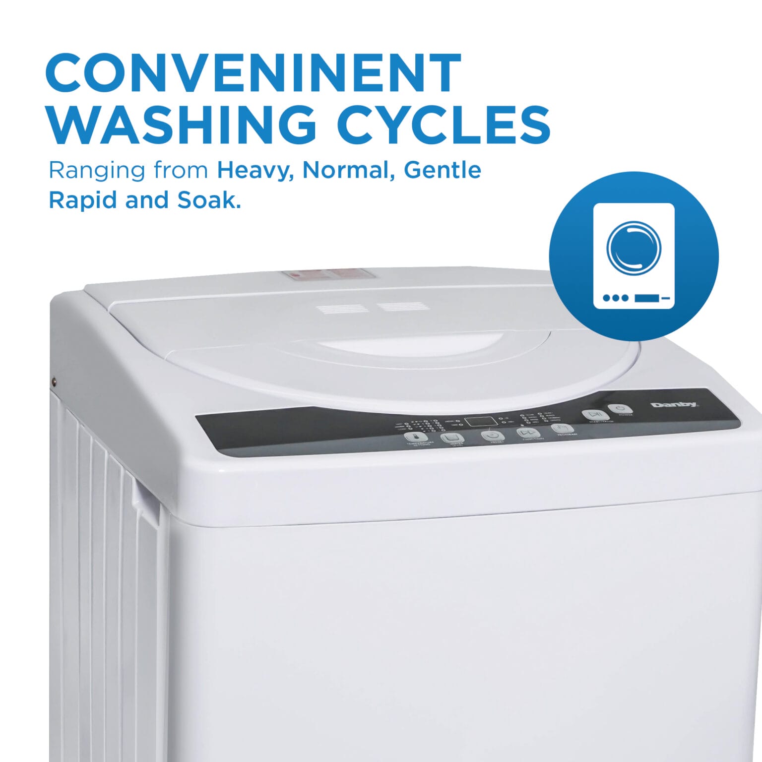 Danby 1.6 cu. ft. Compact Top Load Washing Machine in White ...