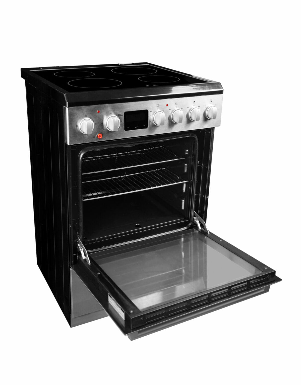 Cuisinière à dessus lisse Danby 24 po Air Fry en acier inoxydable ...