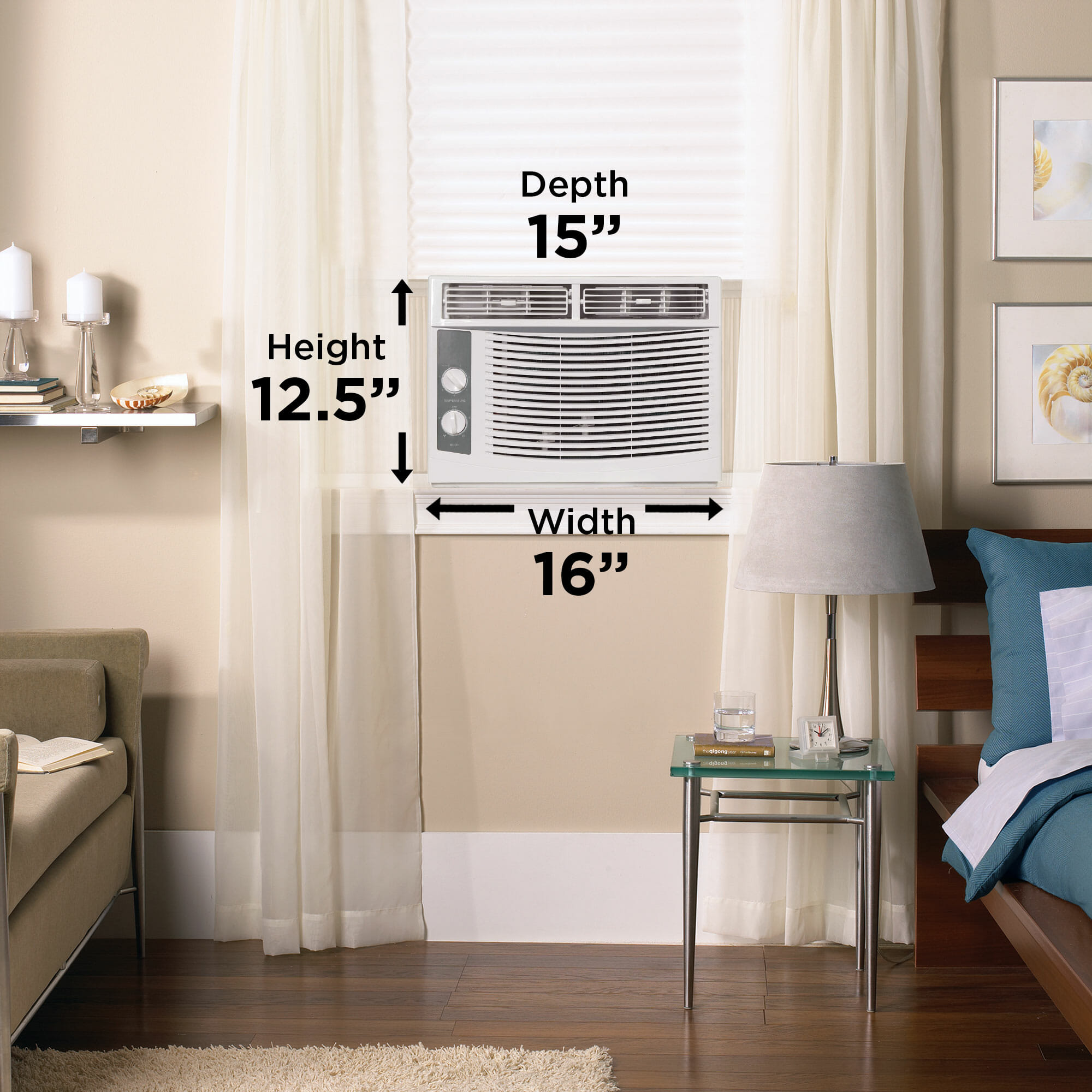 Danby 5000 BTU Window AC in White - DAC050ME1WDB | Danby USA