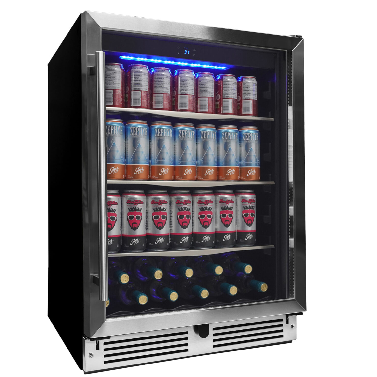 Danby 24" Under Counter Beverage Center in Stainless Steel ...